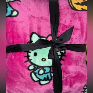 Bedding | Hello Kitty Pink Frankenstein Blanket | Poshmark